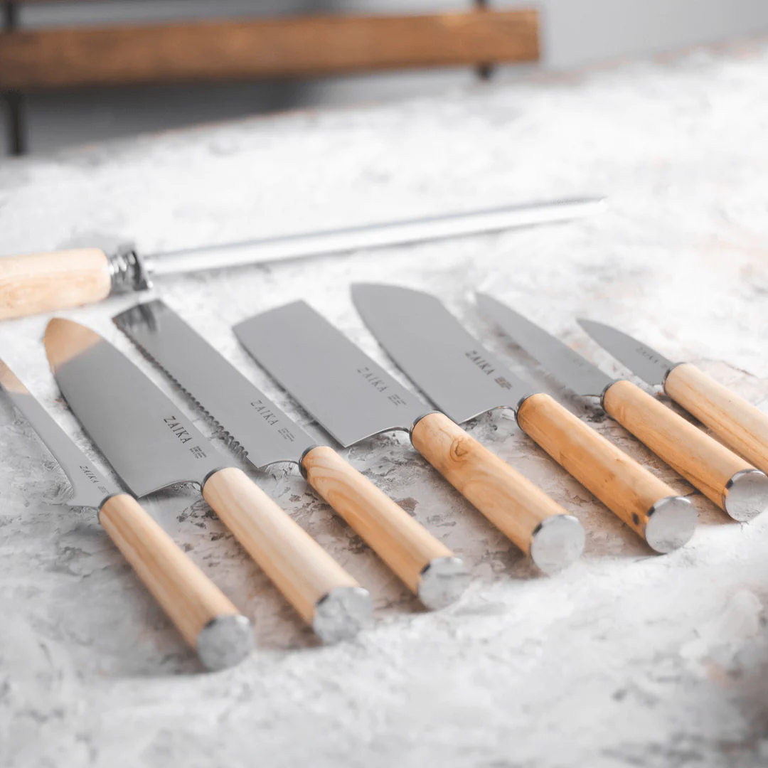 8-Piece Professional Knife Set – Zaika